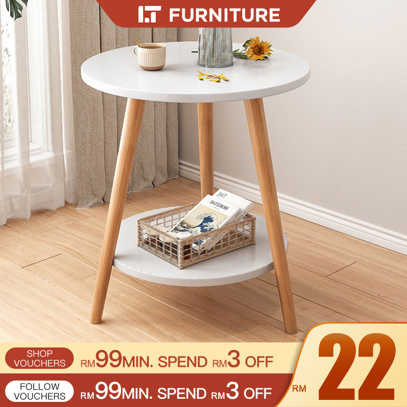 Sofa SIde Table Simple Small Round Table Living Room Household Side ...