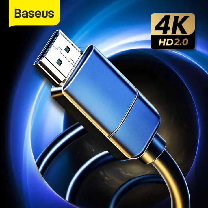 Baseus HDMI Cable 4K 1080P HDR HDMI Cable Adapter For TV LCD - AAC ...
