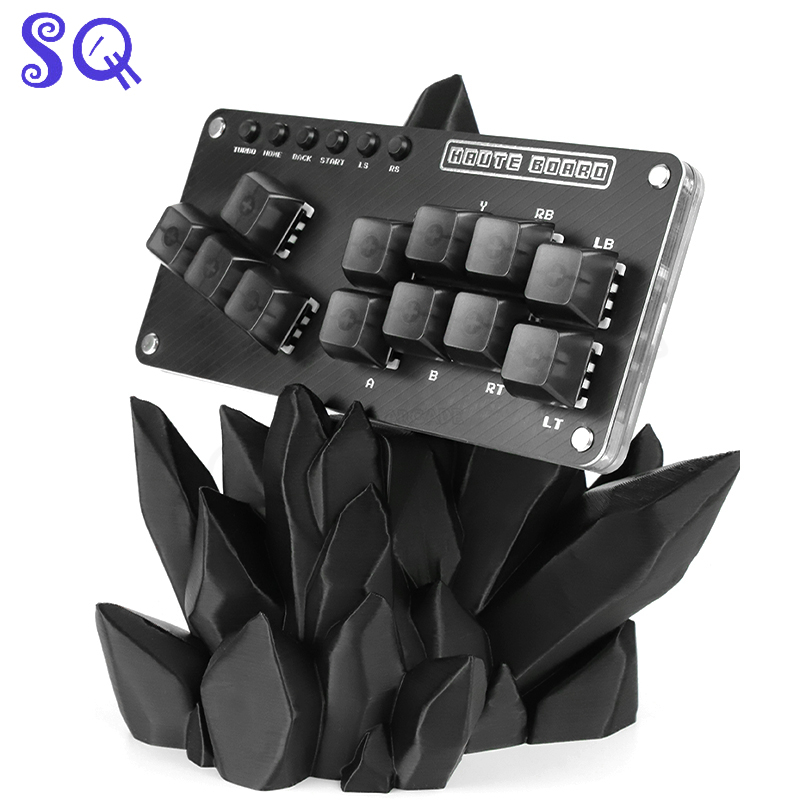 Arcade Street Fighter 6 Mini Mixbox Fighting Keyboard Diy All Black