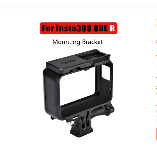 For Insta360 ONE R Mounting Bracket Standard Protective Border Frames ...