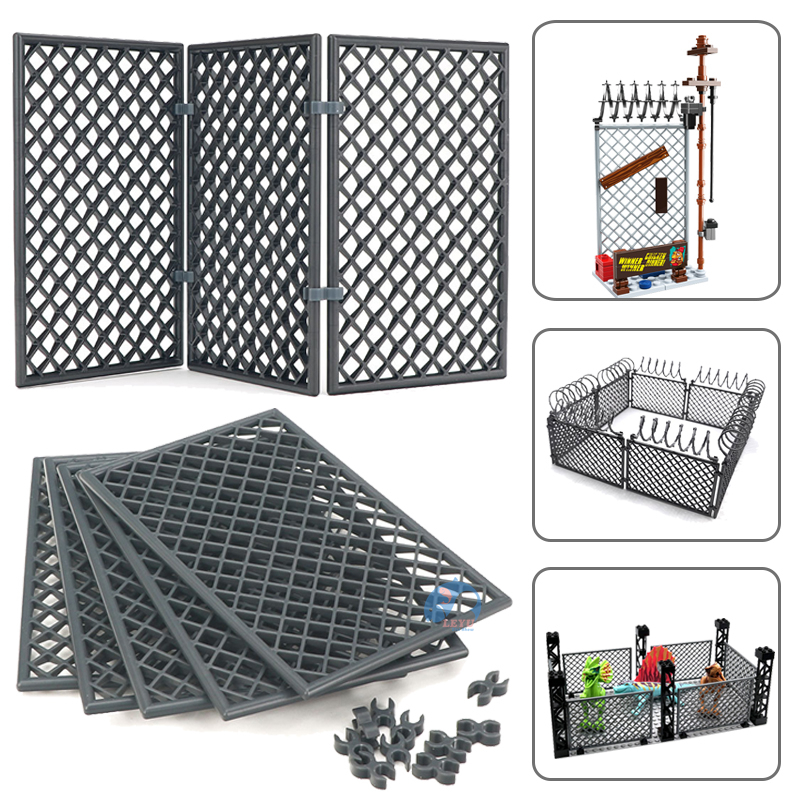 Protective Fence Building Block Parts MOC building model barbed wire ...