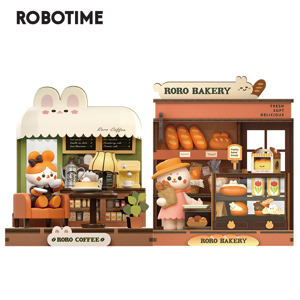 Robotime Rolife Roro Pretend Play Miniature House Kit for Girls ...
