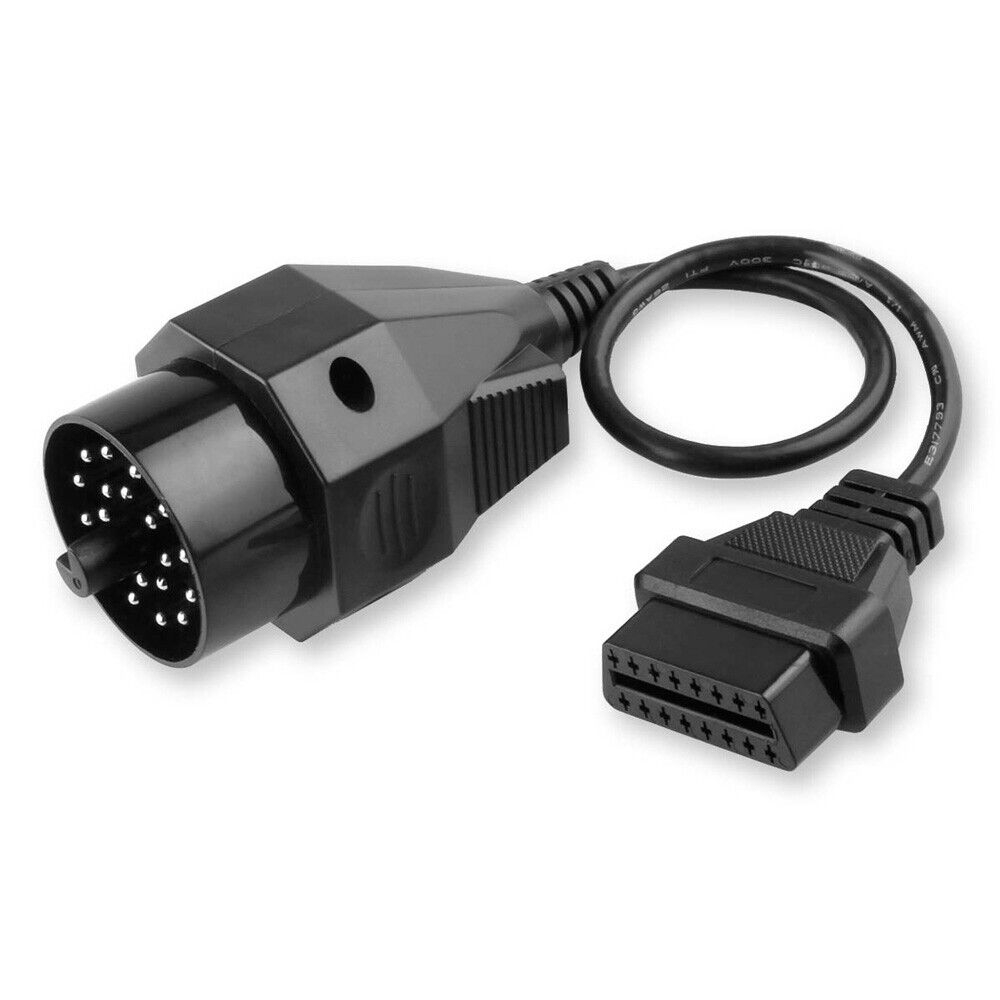 20 Pin to 16 Pin OBD2 Adapter Connector Cable Scanner for BMW E36/E38 ...