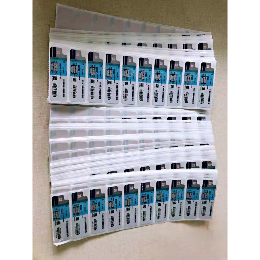 Win10 11 pro Genuine COA Serial Number sticker windows11pro Key pro ...