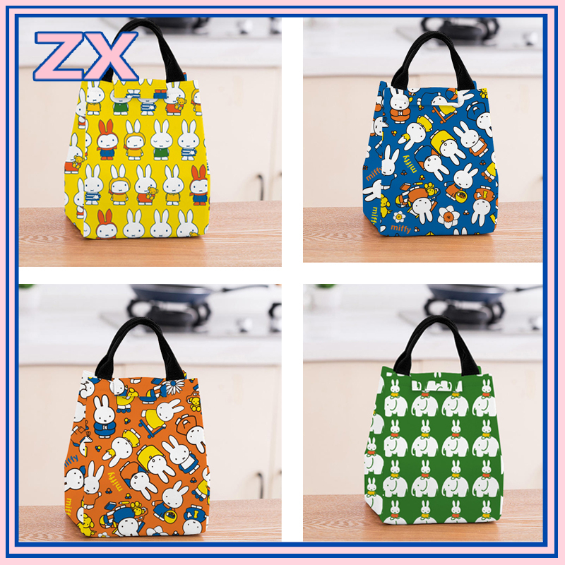【Ready Stock】Miffy Lunch Bag Portable Beg penebat kotak makan tengah ...