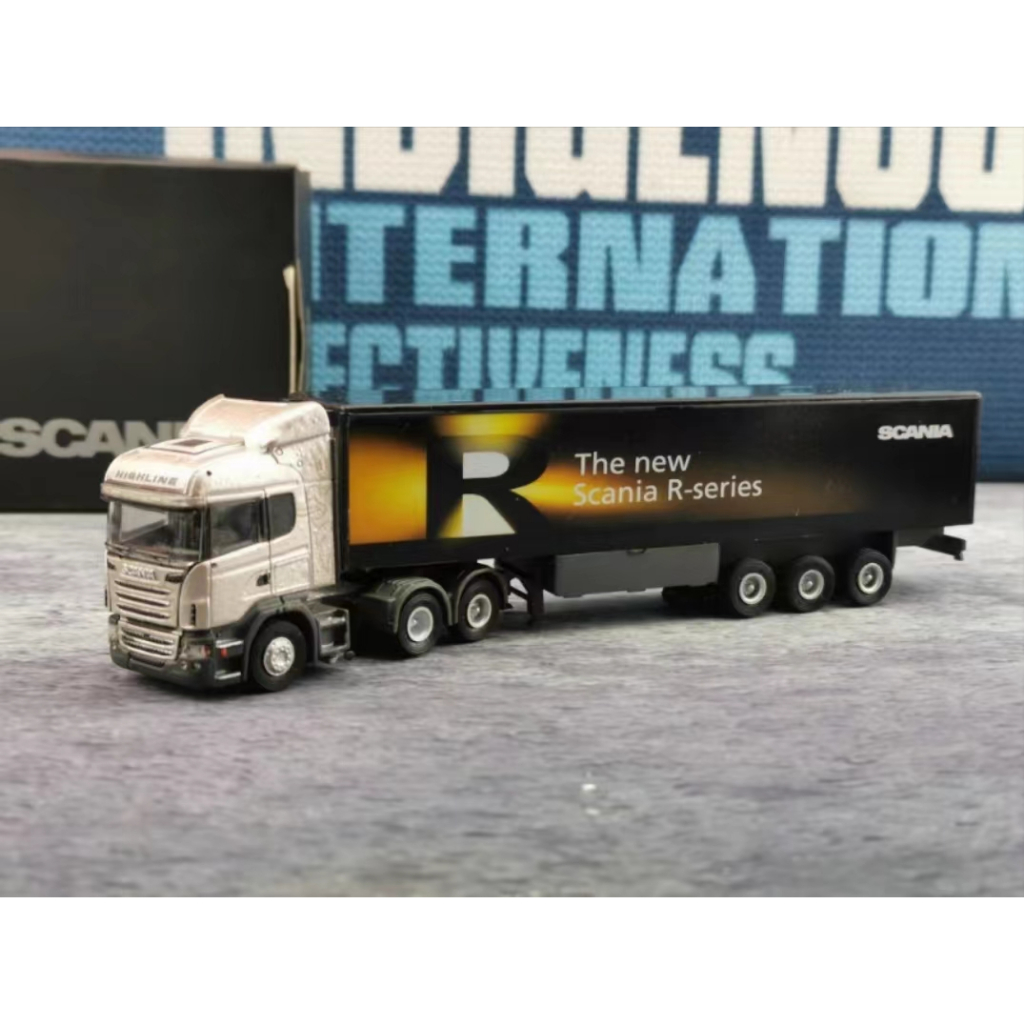 Original Factory 1/87 Scania R580 Tractor Container Container Half ...