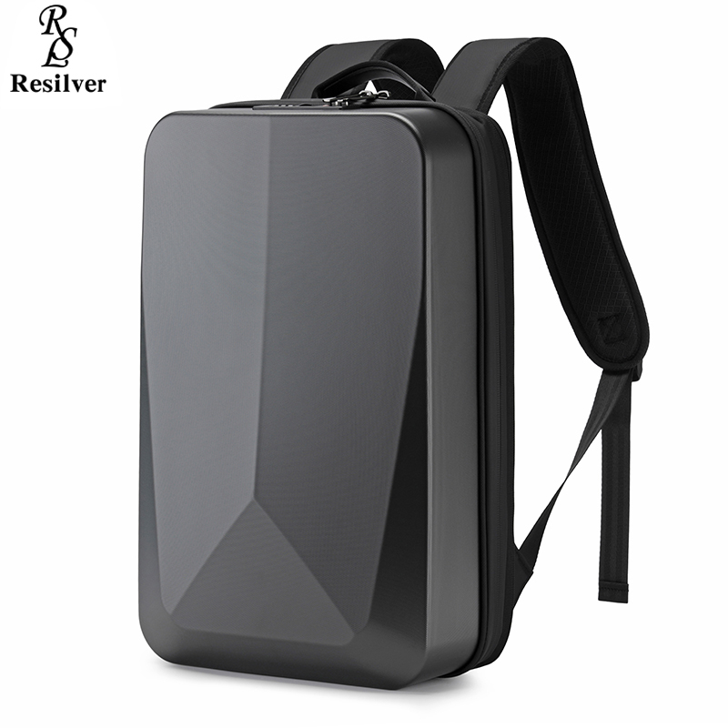 Resilver 2023 Men's Anti-theft Lock Backpack USB Charging Laptop ...