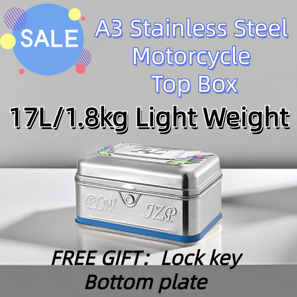 Top box PLAPEX motorcycle box universal moto box FREE Accessories: Base ...