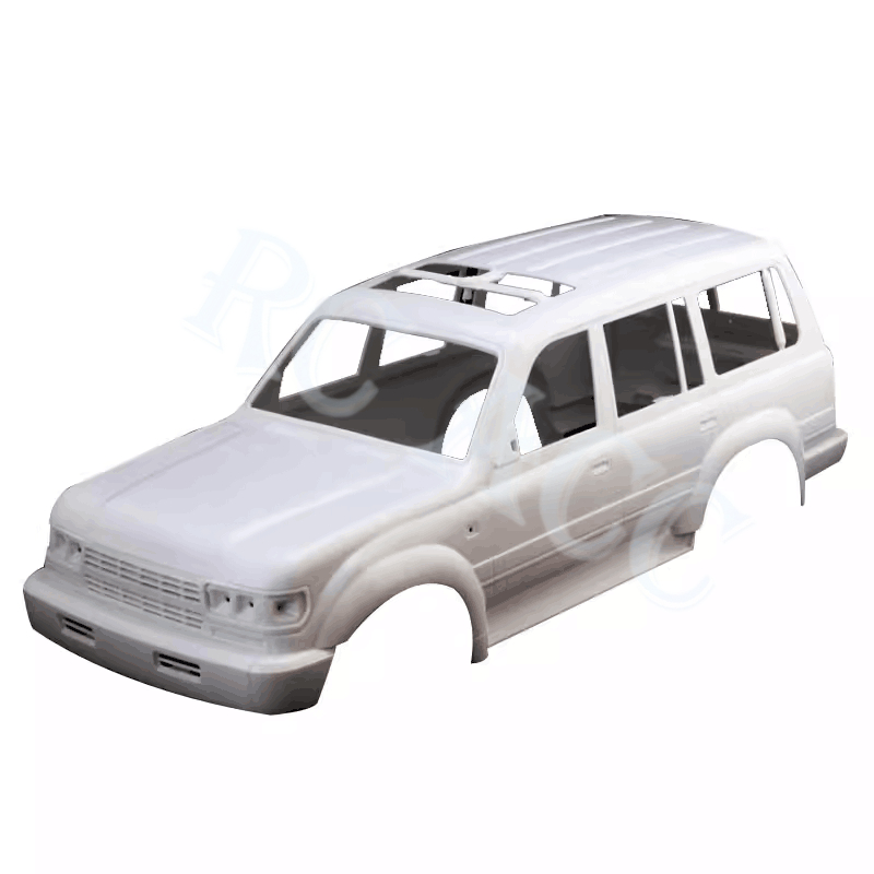RC Land Cruiser LC80 313Mm Wheelbase Hard Body Shell /Roof Rack For 1/ ...