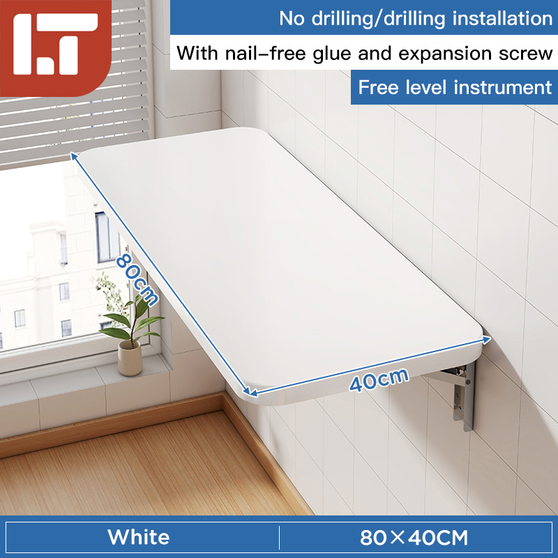 Dressing Table Foldable Table Floating Table/Meja Lekat Dinding ...
