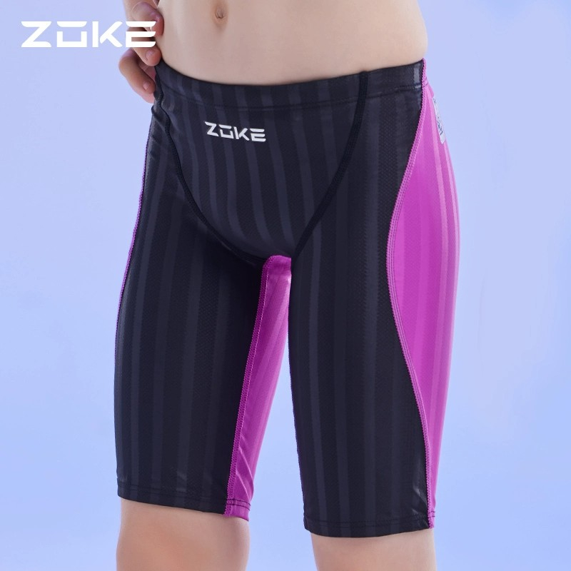 Zoke Swimming Trunks Fina Approved Boys Jammer Athletic Professional Training Swimwear Teenage ...