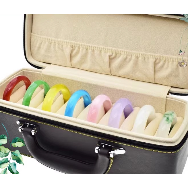Ready Stock Bracelet Storage Box 15-Bit Jade Jade Bracelet Zipper Lock ...
