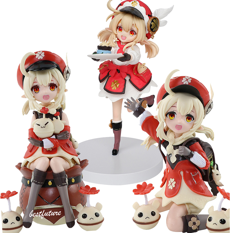 Genshin Impact Klee Anime Figure Collectible Figurine Model Doll Toys ...