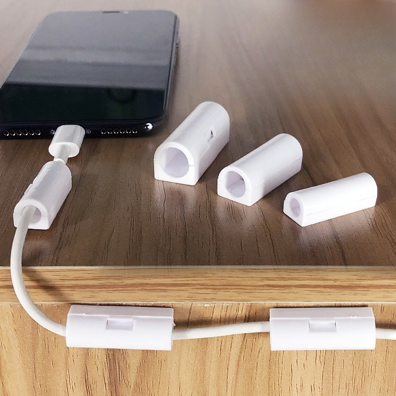 Self-Adhesive Cable Organizer Clips New Wire Fixed Desktop Cable ...