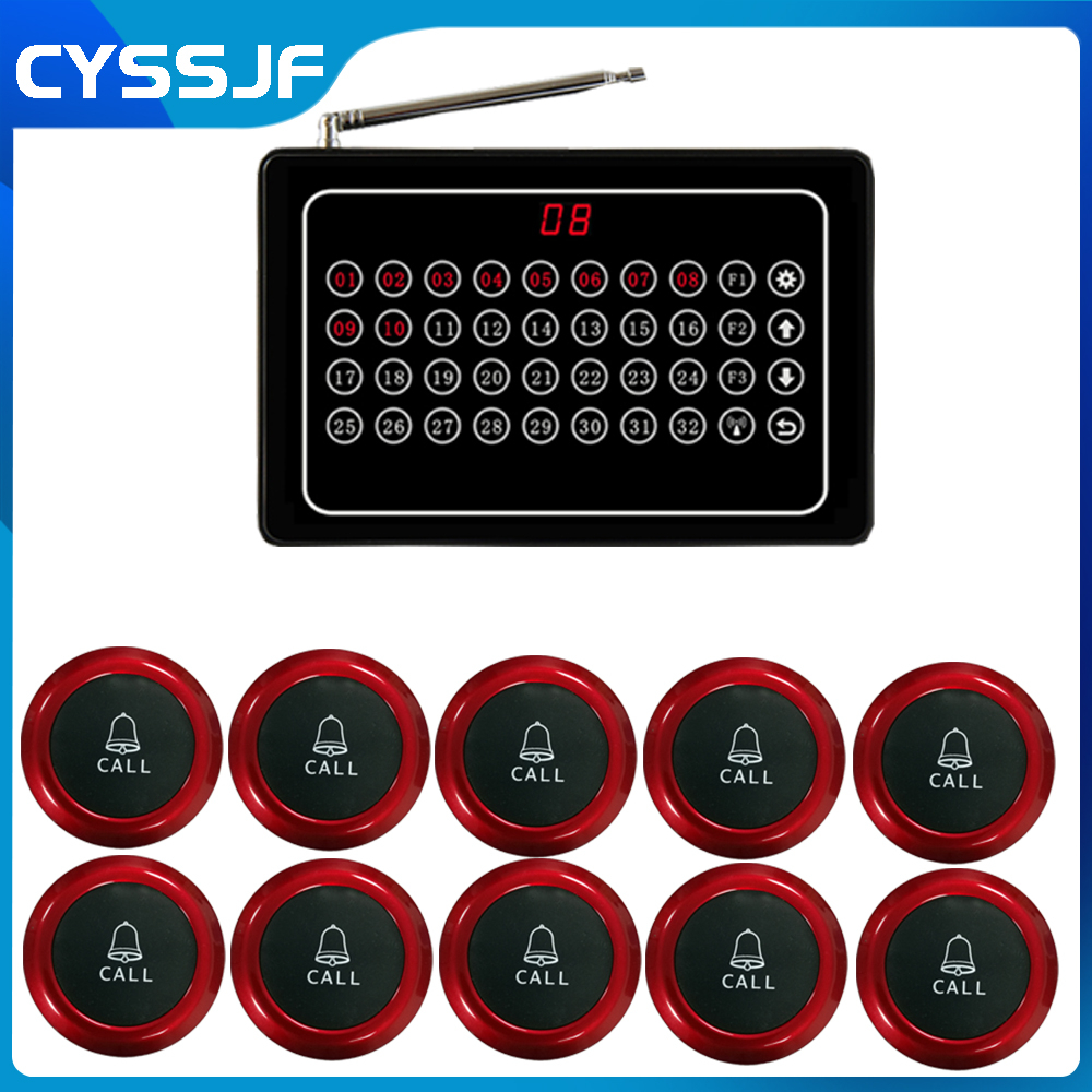 Restaurant Waiter Call Service System Restaurant Equipment Display can Show 32 pcs Button At the ...