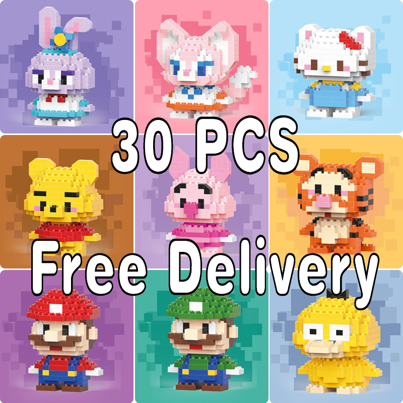Nano Blocks Disney Cartoon doll Building Block Sanrio Building Blocks ...