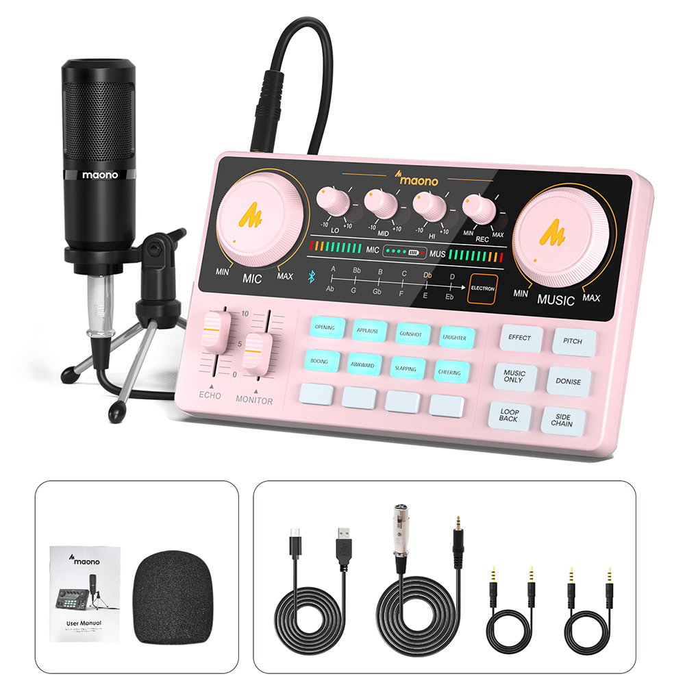 Kad Bunyi Maono AM200-S1 Pengadun Antara Muka Audio Profesional dengan ...
