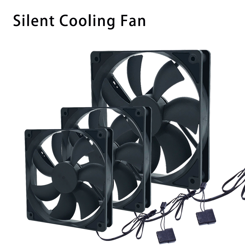 80mm 90mm 120mm Quiet Computer Fan Silent PC Fans For Computer PC Case ...