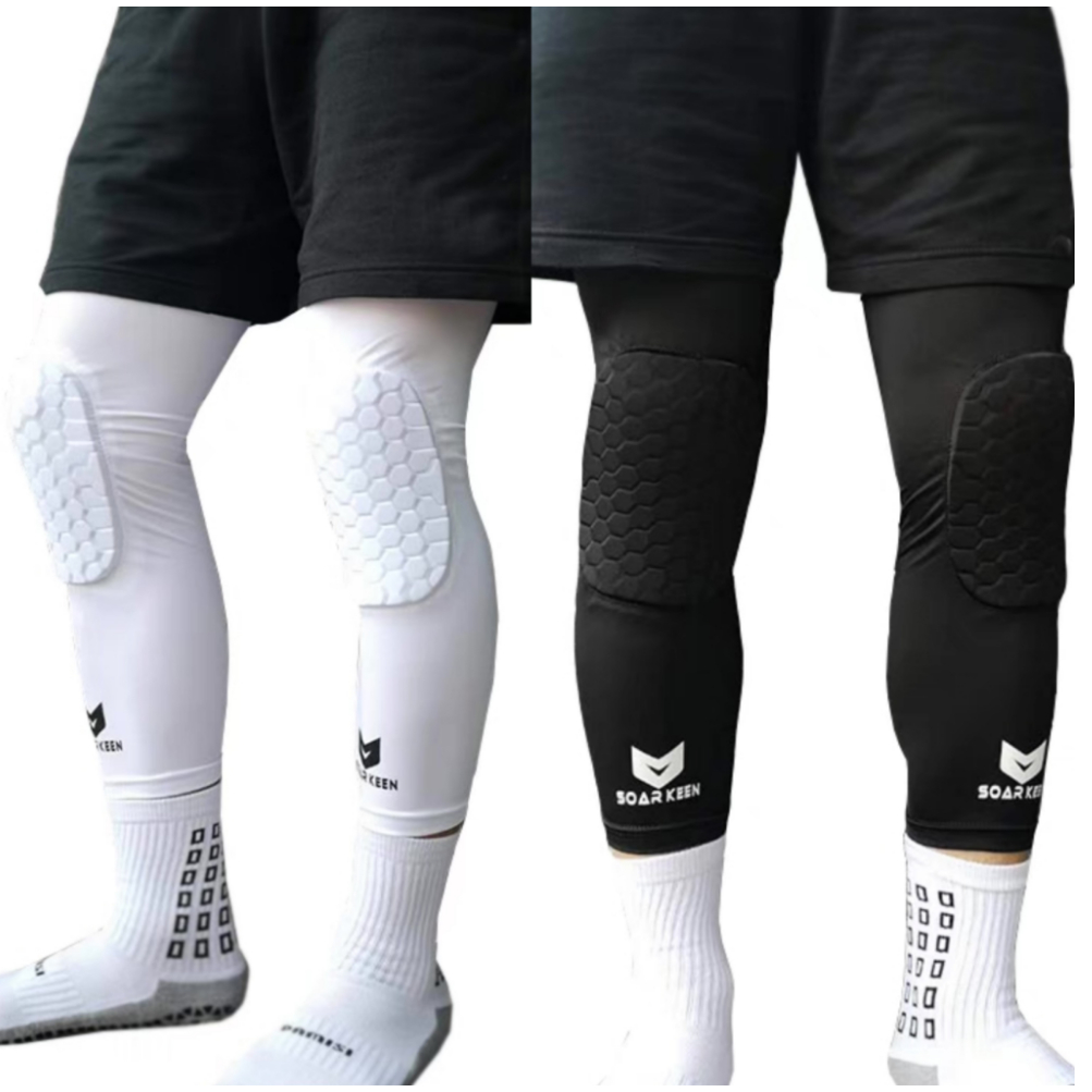 Honeycomb knee protectors, football knee protectors, goalkeeper knee ...
