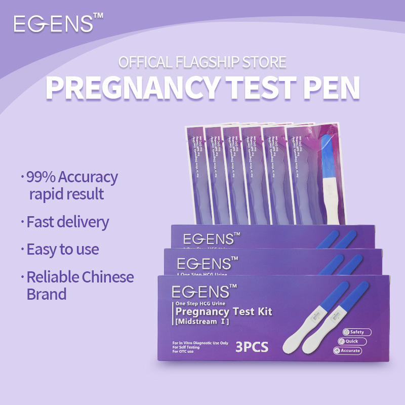 EGENS 3 pcs HCG Pregnancy Test Midstream Diagnostic Kit for HCG UPT ...