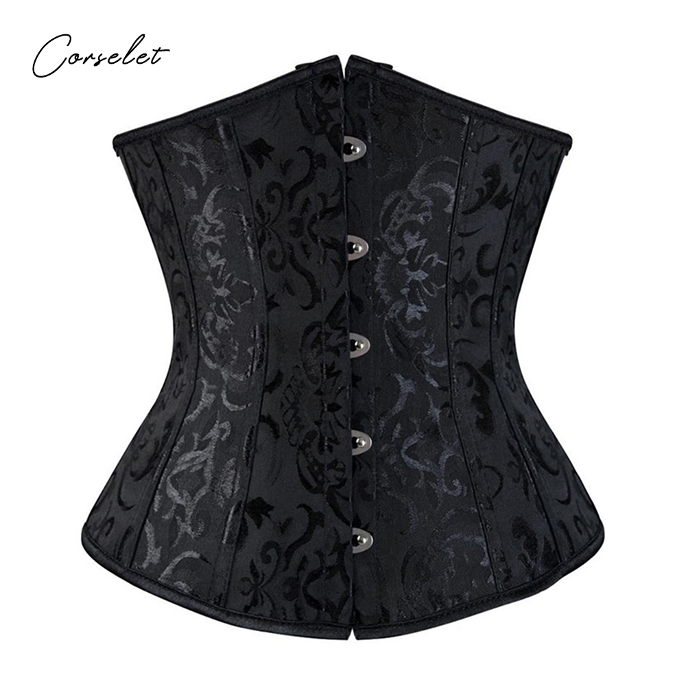 CORSELET XS 6XL White Black Corset Plus Size Waist Trainer Women Body ...