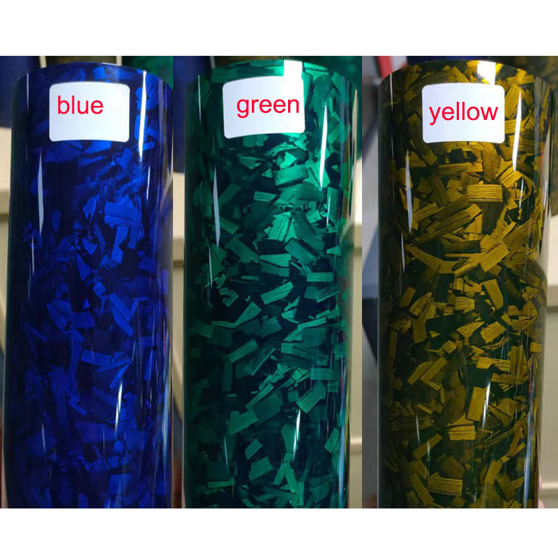 Glossy PET Forged Carbon Sticker, Forged fiber Vinyl Film Wrap Roll for ...