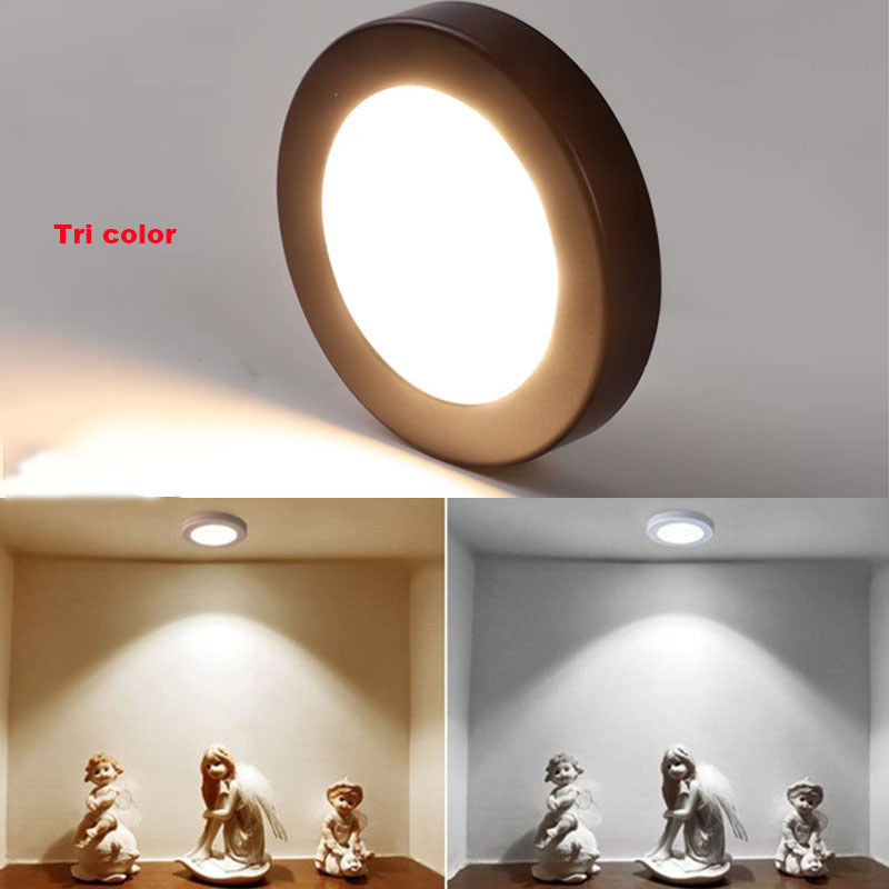 LED Downlight Mini Surface Mounted Spotlight Tri Color 220V 240V 3W 5W ...