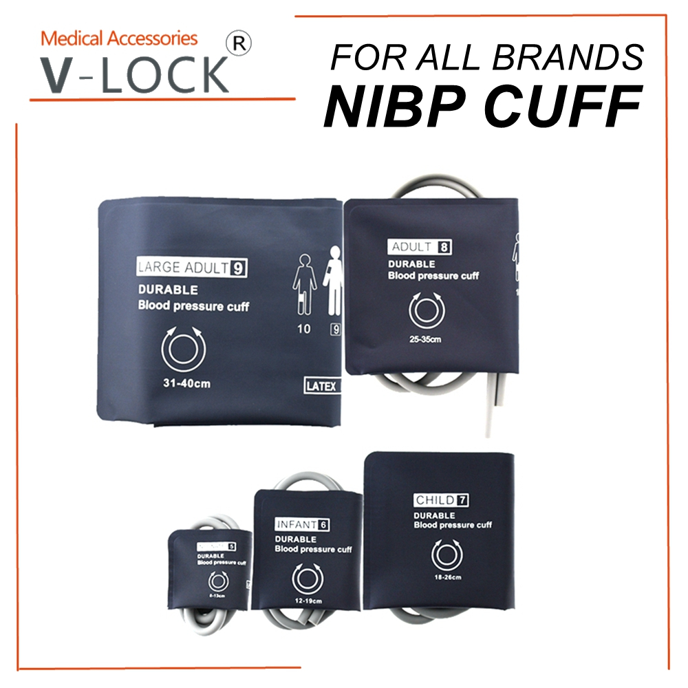 V-LOCK Blood Pressure Cuff Give Connector High Quality Large Abult ...