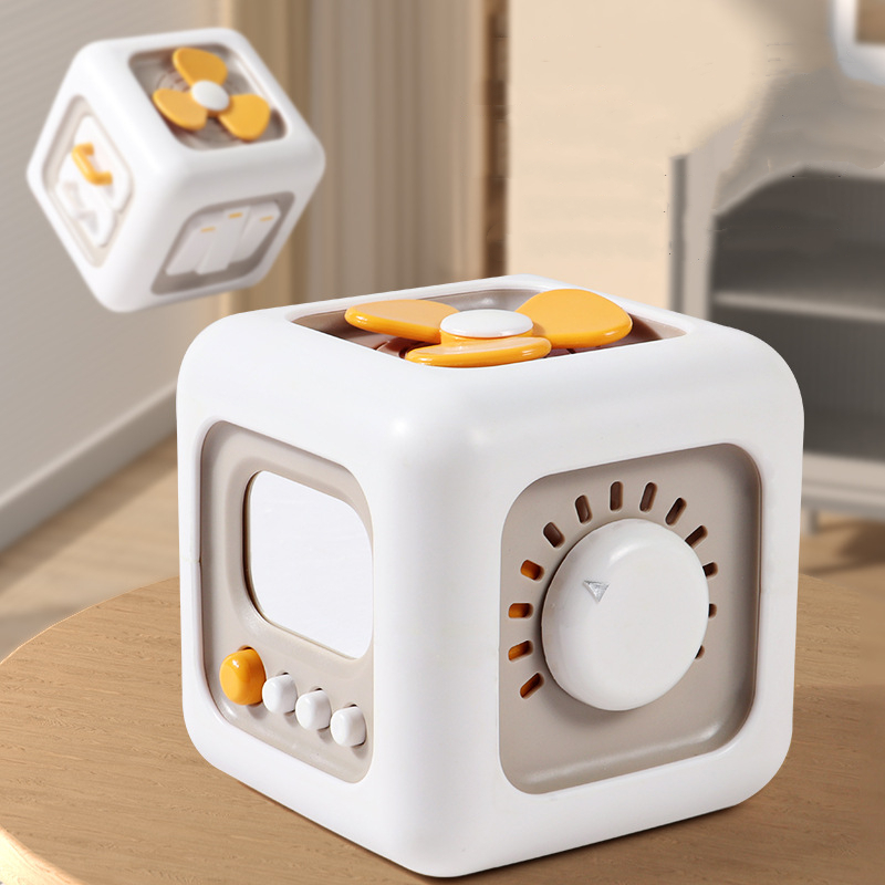 Toddler Busy Ball Toys Hexahedron Rubik's Cube Baby Finger Training ...