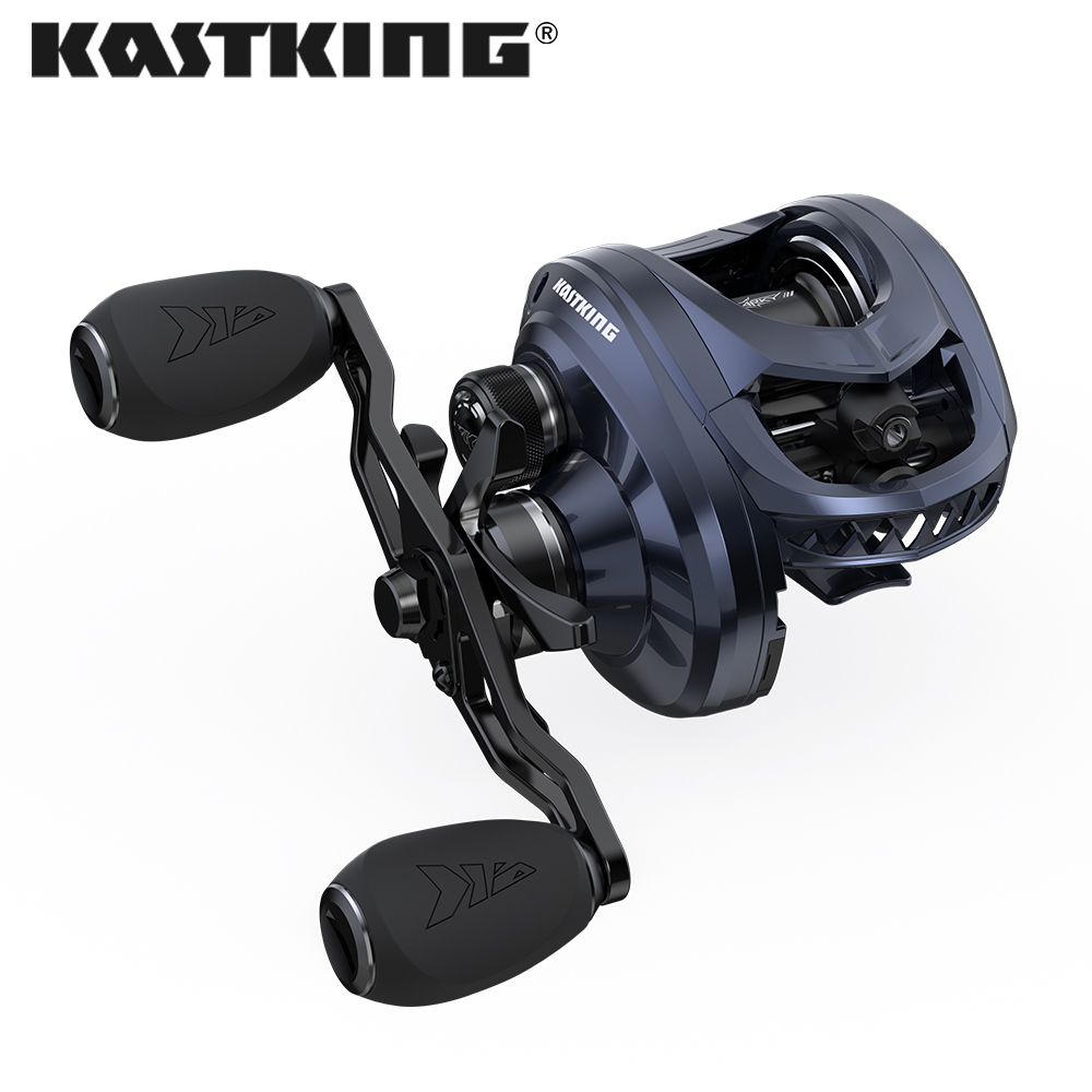 KastKing Sharky III Long Cast Baitcasting Reel 6KG Max Drag 7BB+1RB 7.2 ...
