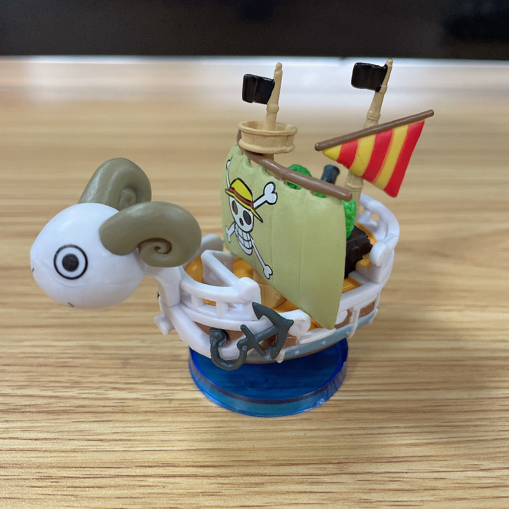 8cm One Piece Anime Cute Mini Pirates Boat Model Going Merry Thousand ...