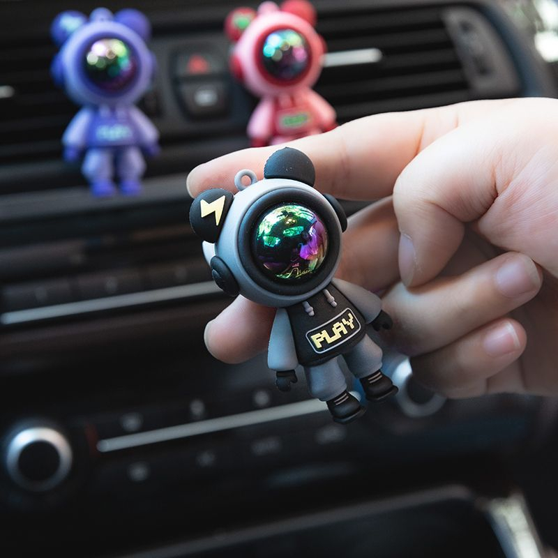 Car Perfume Air Freshener Diffuser spaceman Solid Aromatherapy ...