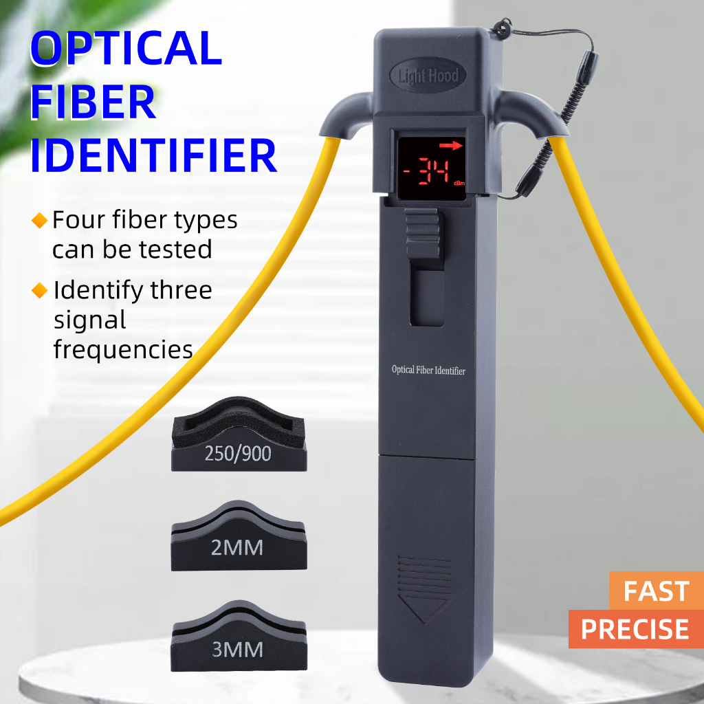 Metal fiber optic identifier 800-1700nm fiber optic identifier with ...