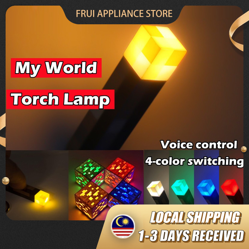 【Ready Stock】My World Charging Night Light Flashlight Light Up Torch ...