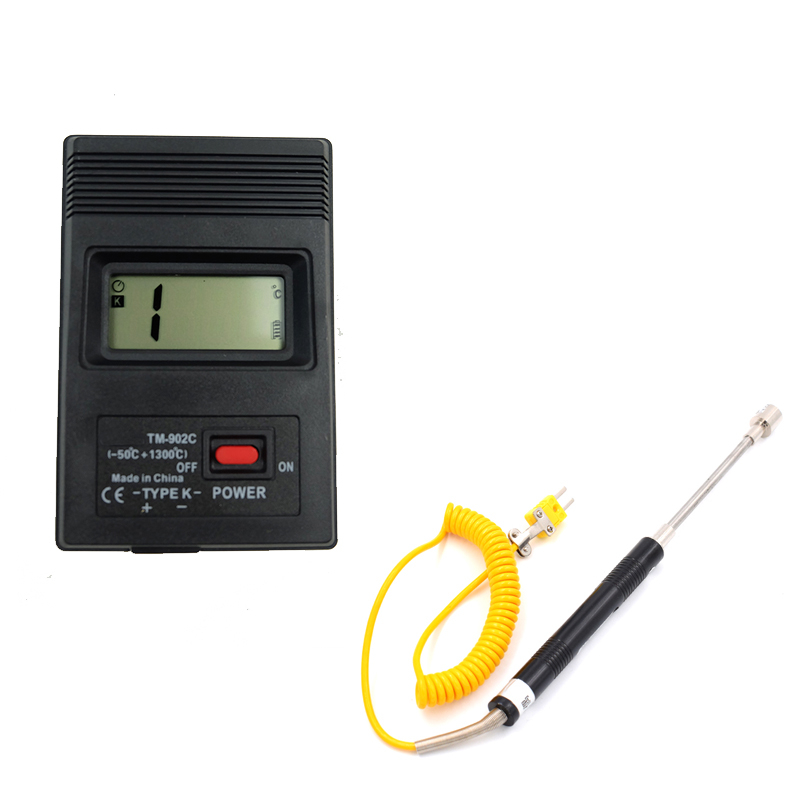 TM902C K-type Digital Thermometer Tester with 81532B Surface ...
