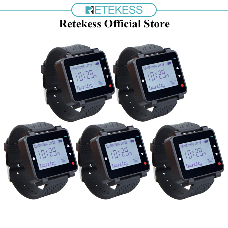 Retekess T128 TD108 TD110 Customize Wrist Watch Pager Buzzer ...