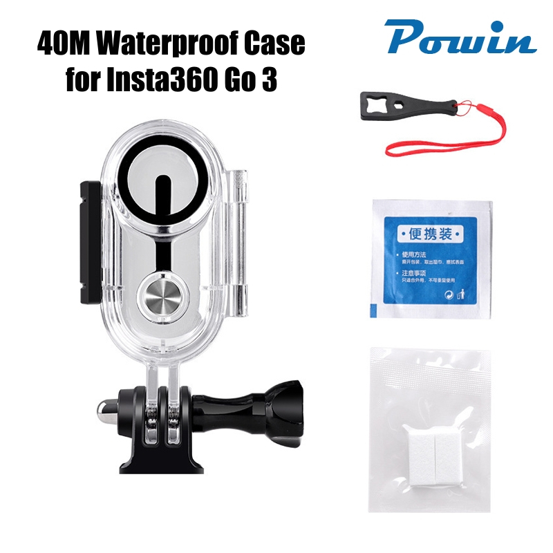 New Release Waterproof Case For Insta360 GO 3 Camera 40M Underwater ...