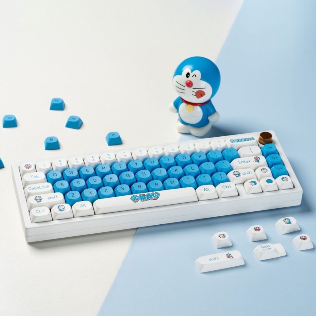 Doraemon Theme Keycaps PBT, MA Profile, Anime Theme, Sublimation ...