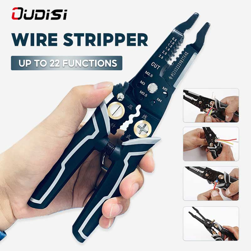 22 in 1 multifunctional wire stripper, crimping cable cutter, special ...