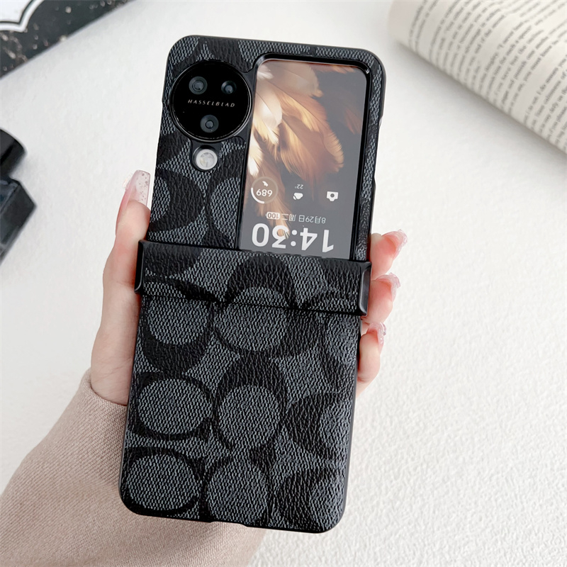 New Leather Skin Phone Case For OPPO Find N3 Flip Protective Shell ...