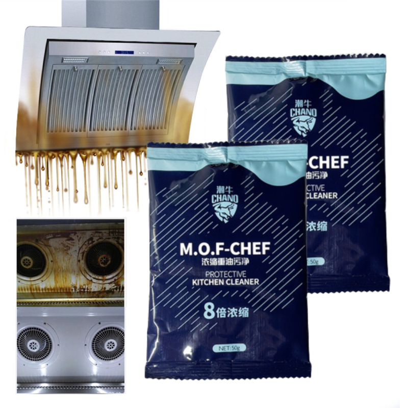 M.O.F-CHEF Protective Kitchen Cleaner, 50g Heavy Duty Kitchen Degreaser ...