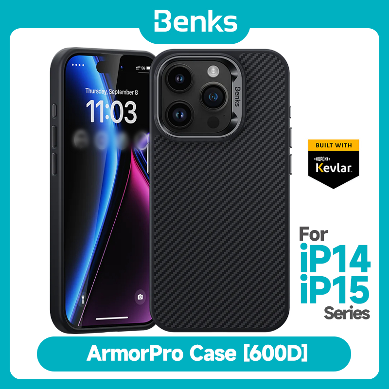 [benks Official] Benks Magclap Armorpro Case Built With Kevlar 600d For