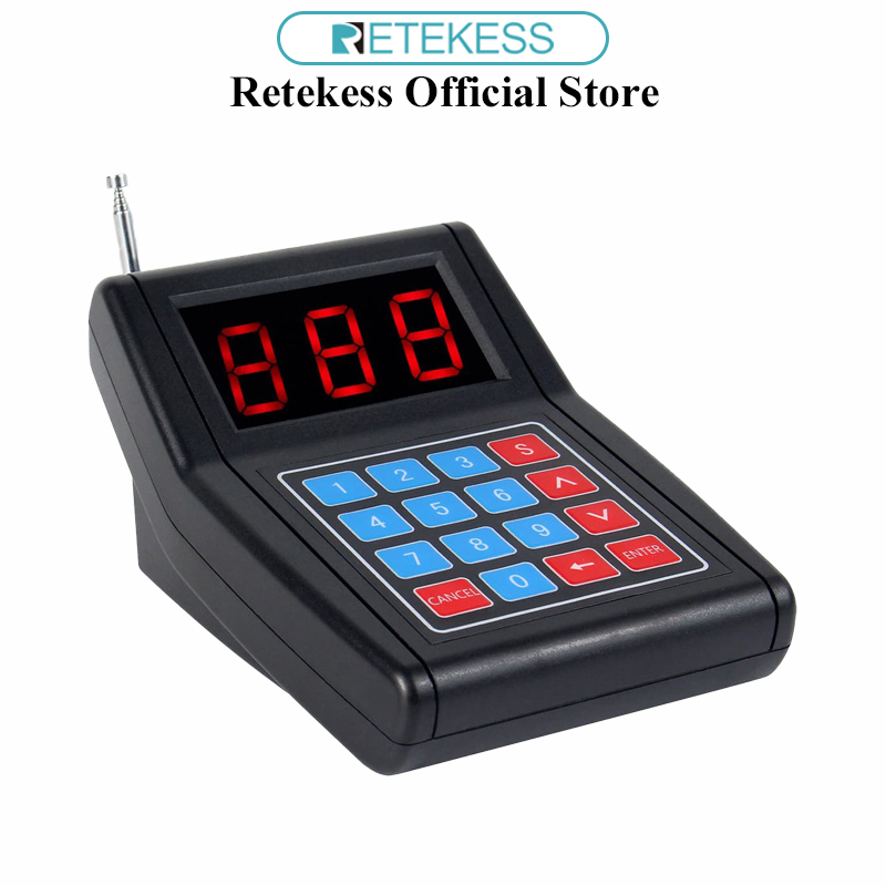 Retekess TD165 Pager Beeper Buzzer Keyboard Transmitter | Shopee Malaysia