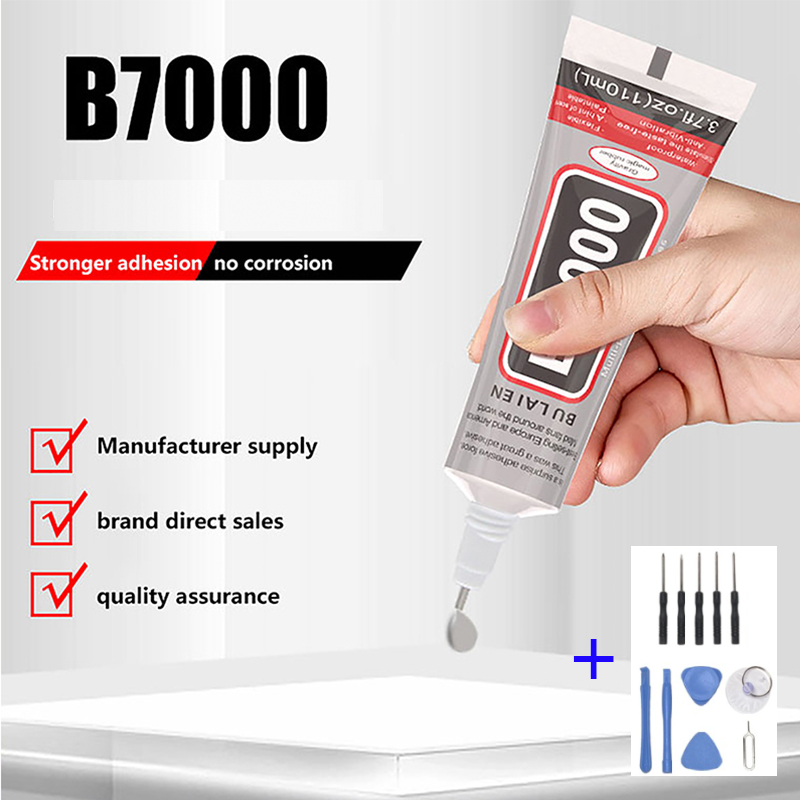 B7000 Transparent/Black/White Contact Phone Repair Adhesive Universal ...