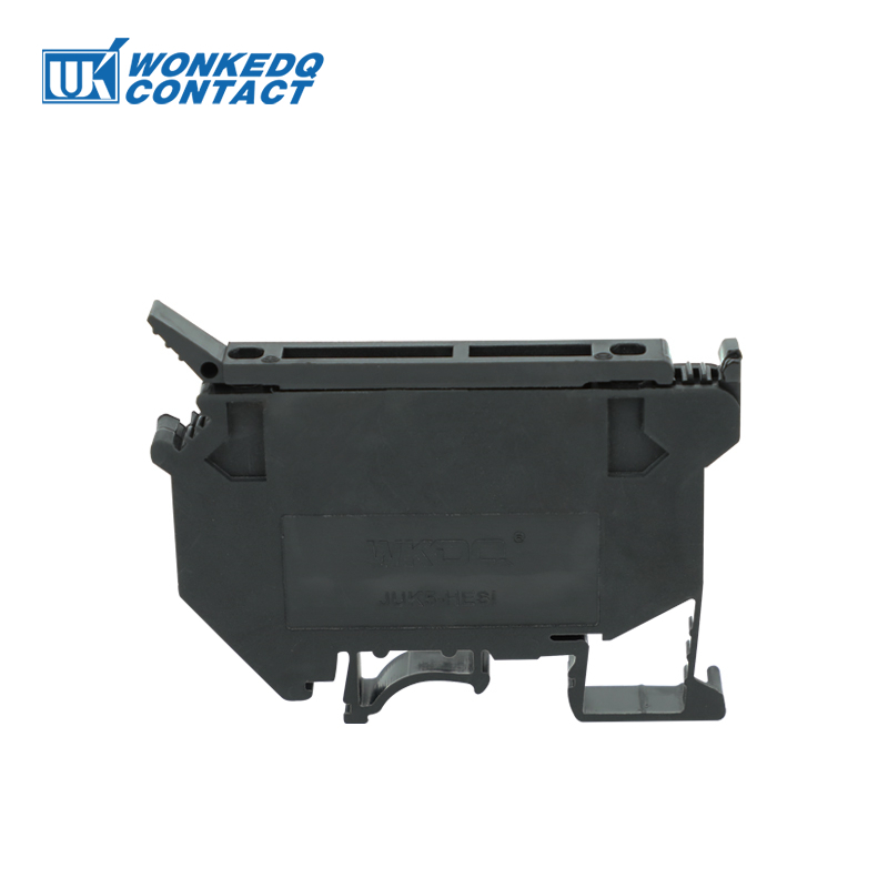 UK5-HESI Screw Fuse Terminal Block Din Rail Connector With 24V/220V LED With Disconnect Lever ...