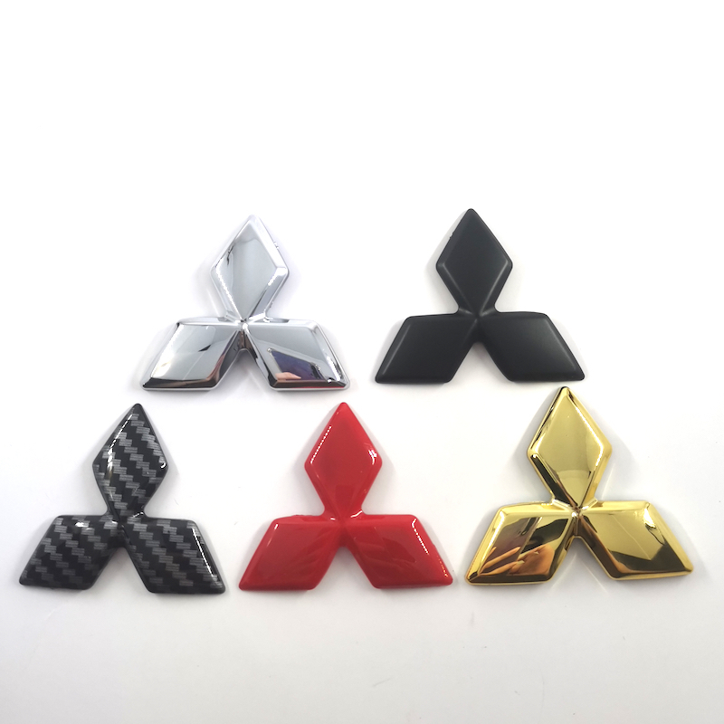 1 x ABS Mitsubishi Logo Car Auto Steering Wheel Emblem Badge Sticker ...