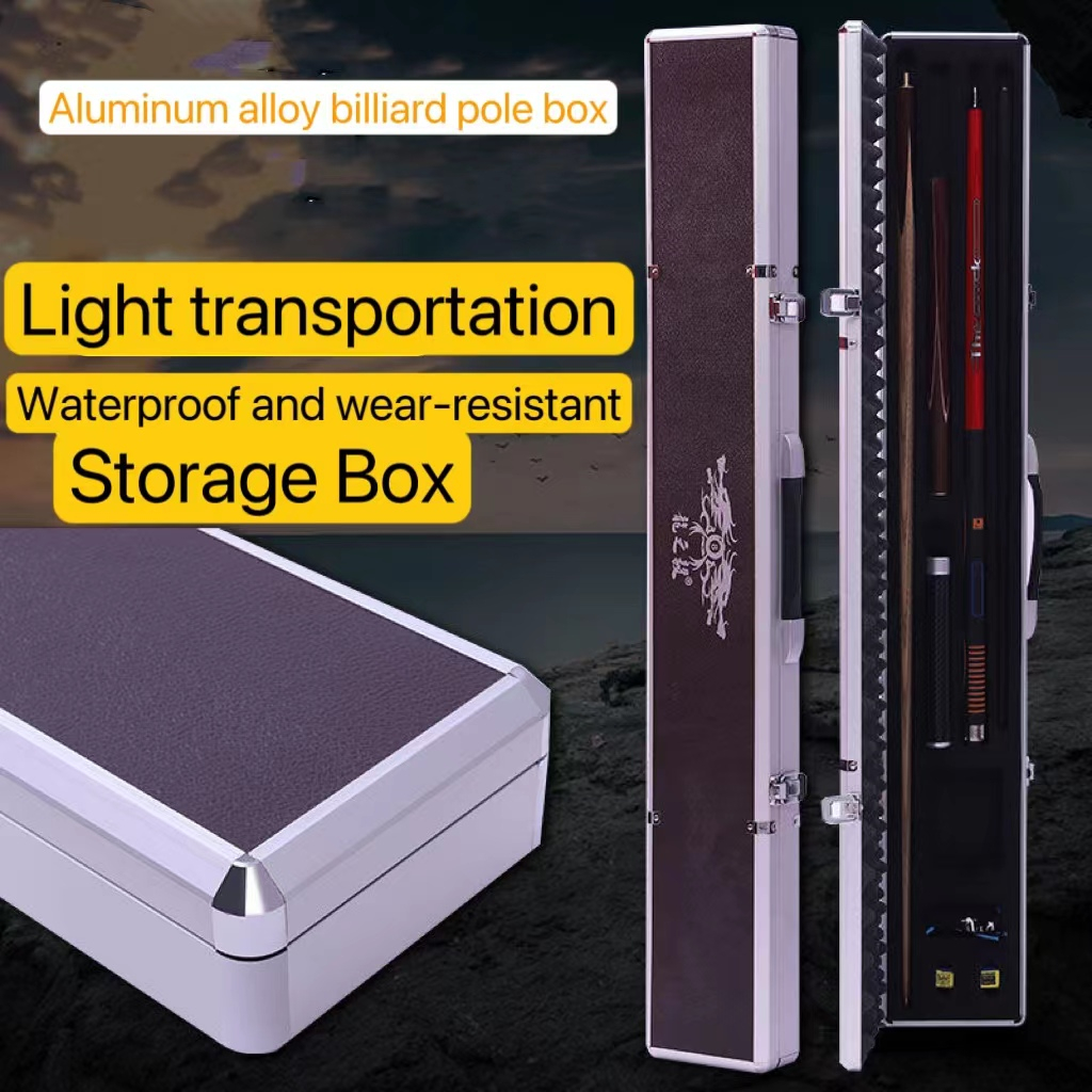 Aluminum Alloy Billiard Cue Box Cue Storage Protection Box Big Head Cue ...
