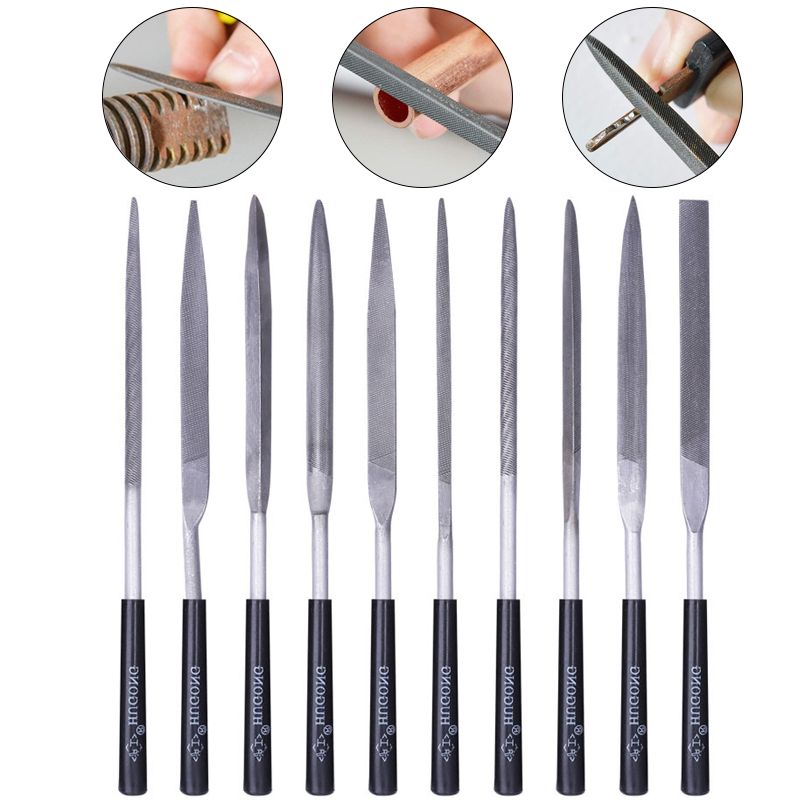 10/5pcs Diamond Mini Needle File Set DIY Wood Rasp File Needle Jewelry ...