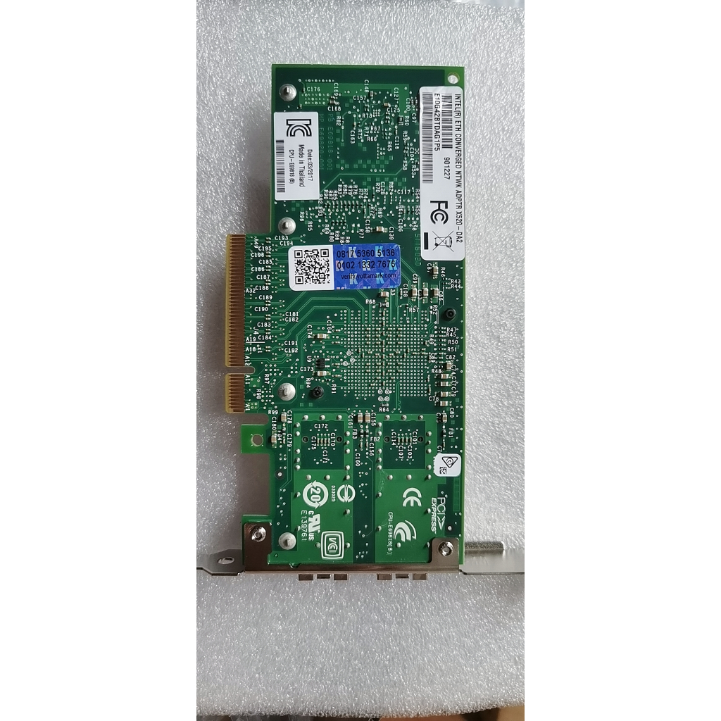 Original Intel X520-DA2 X520-SR2 10GB dual port 10GB network card blue ...