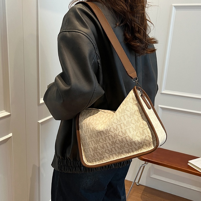 2024 Fashionable Retro Niche Design Pea Bag Casual Soft Surface Printed ...